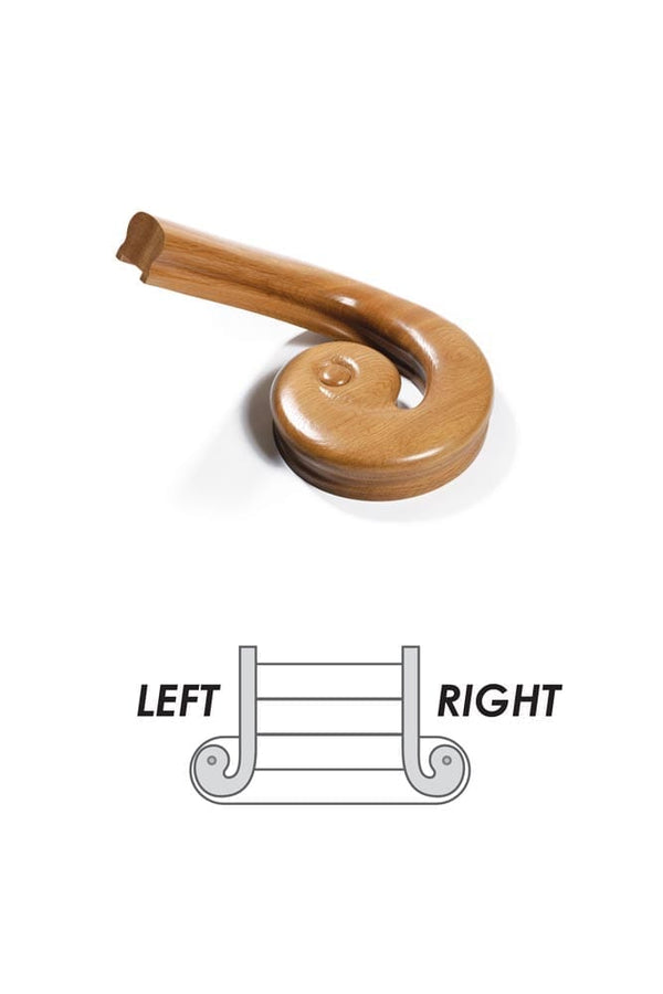 Scroll and Wreath Handrail - BPM SUPPLIES